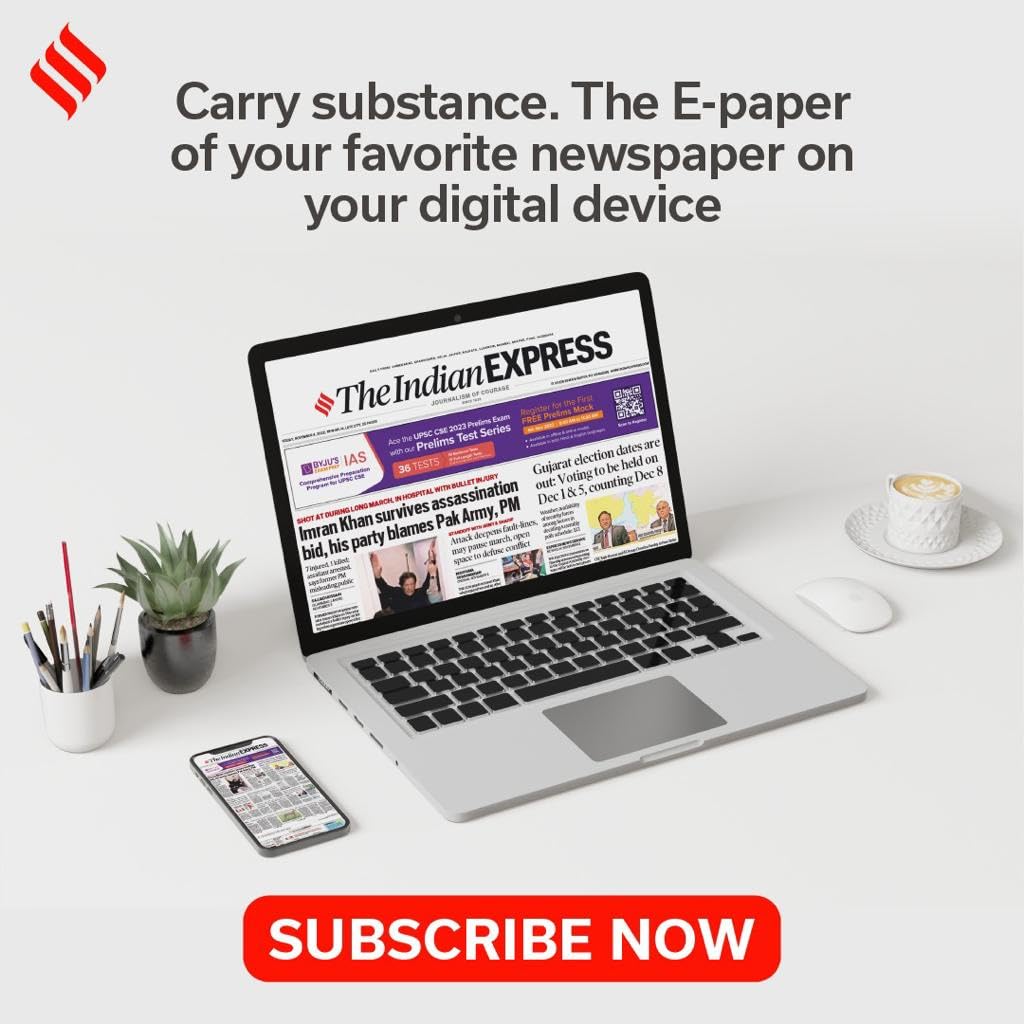 Indian Express Subscription with ePaper + Archives | Daily email ...