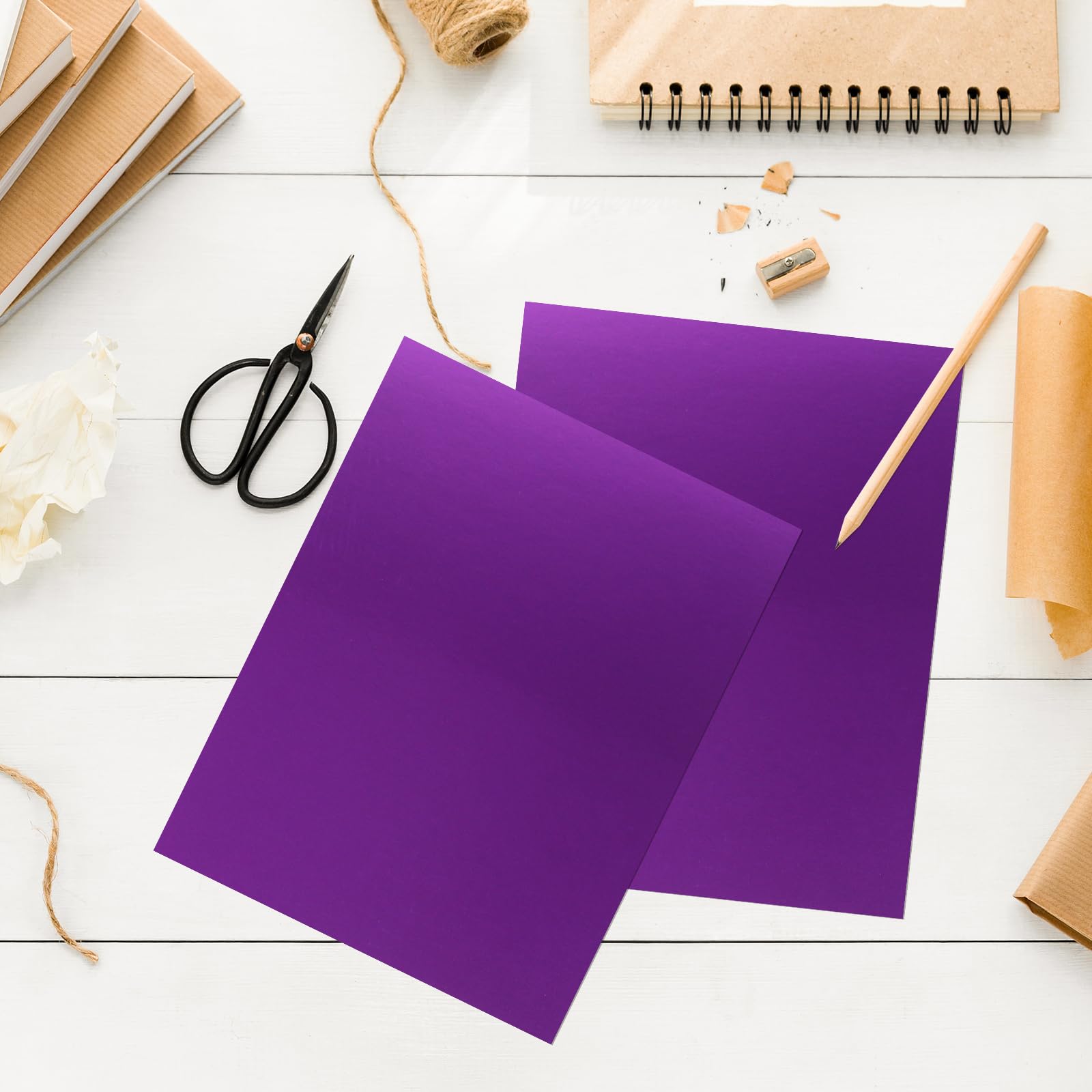 Purple Metallic Paper Stock LUXPaper 8.5” X 11” Paper For Crafts