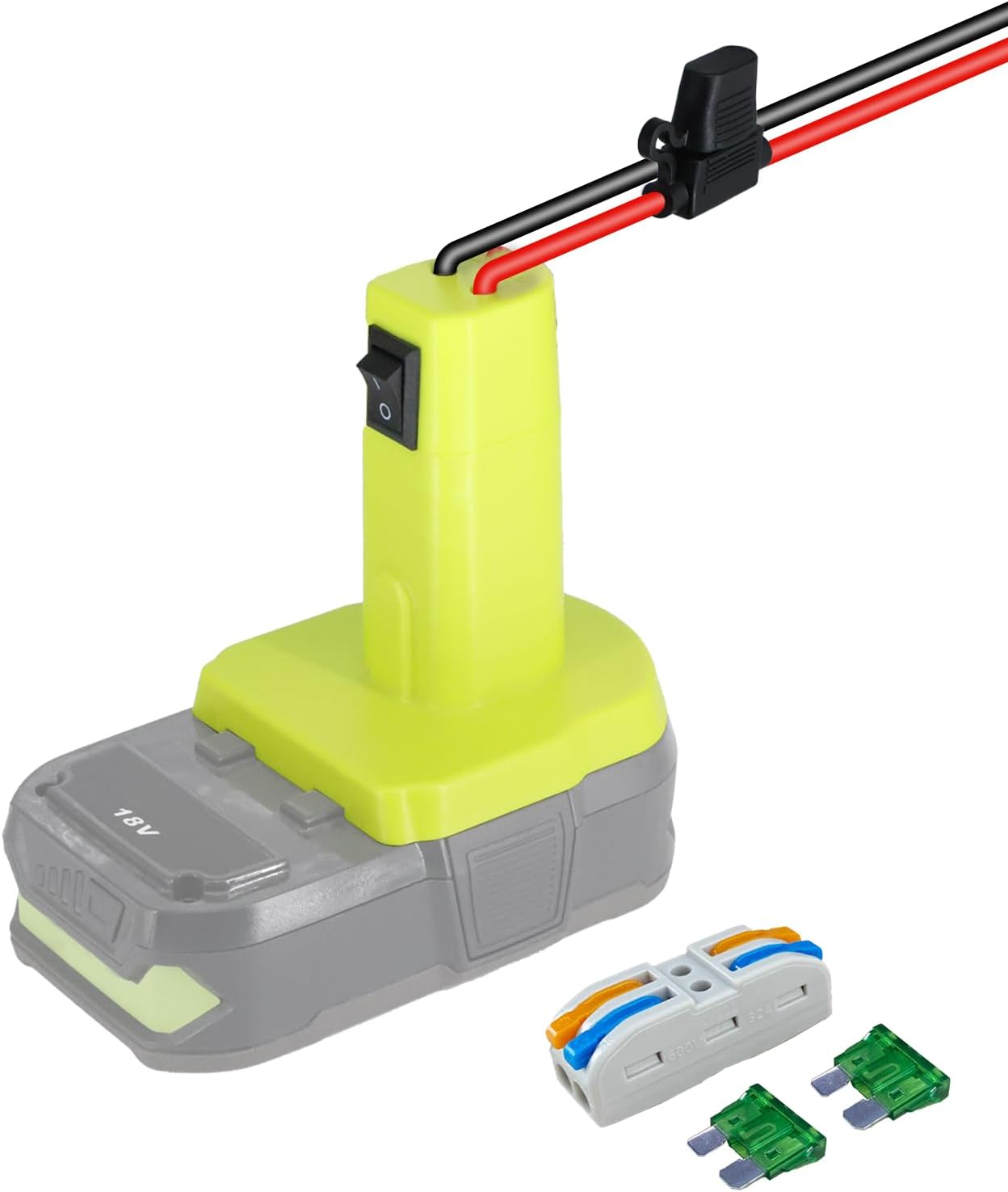 Amazon.com: Battery Adapter for Ryobi 18V Dock Power Connector with ...
