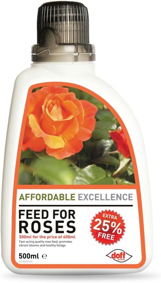 Roses Fertiliser Rose Feed Plant Food Doff Value Feed For Roses 400Ml ...