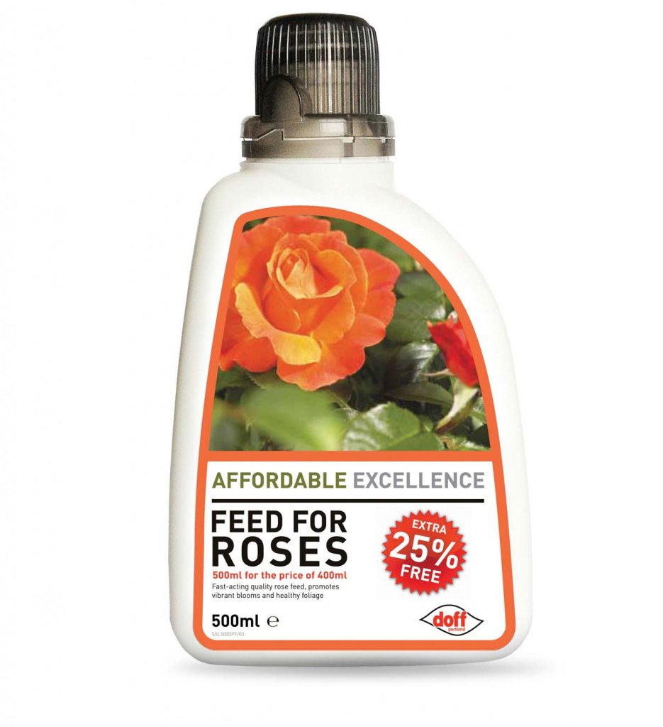 Roses Fertiliser Rose Feed Plant Food Doff Value Feed For Roses 400Ml ...