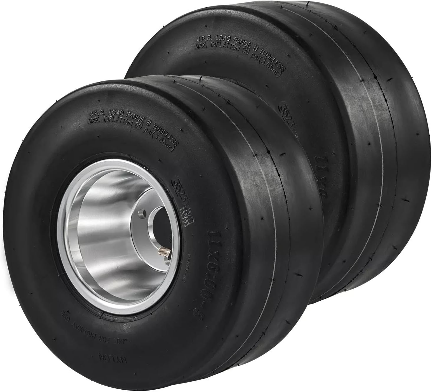 Amazon.com: Kemblawolf 10x4.50-5" Go Kart Tires and Rims, Go Cart ...