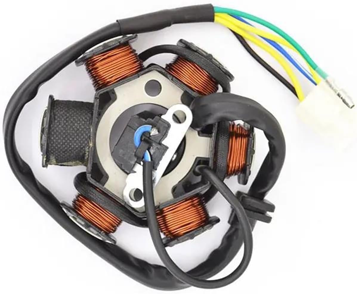 Stator Coil Motorcycle Ignition Magneto Stator Coil Motorcycle 5 Wire 6 ...