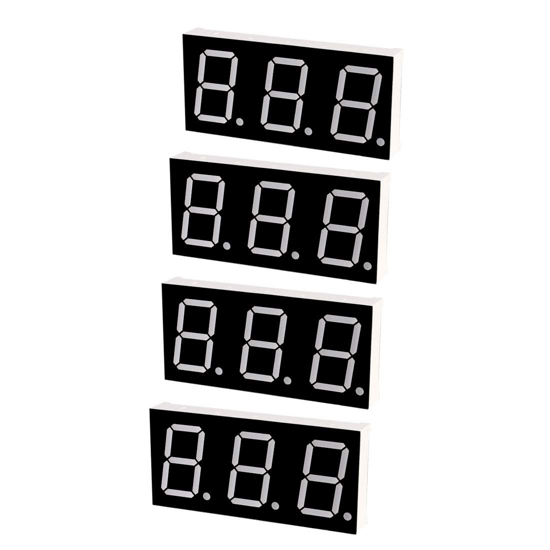 Buy Uxcell a13071500ux0906 Common Cathode 12 Terminals 3 Bit 7 Segment ...