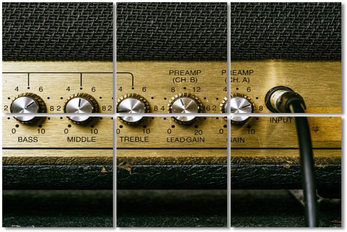 Amazon.com: 6 Pack Art Acoustic Panels Old amplifier knobs Soundproof ...