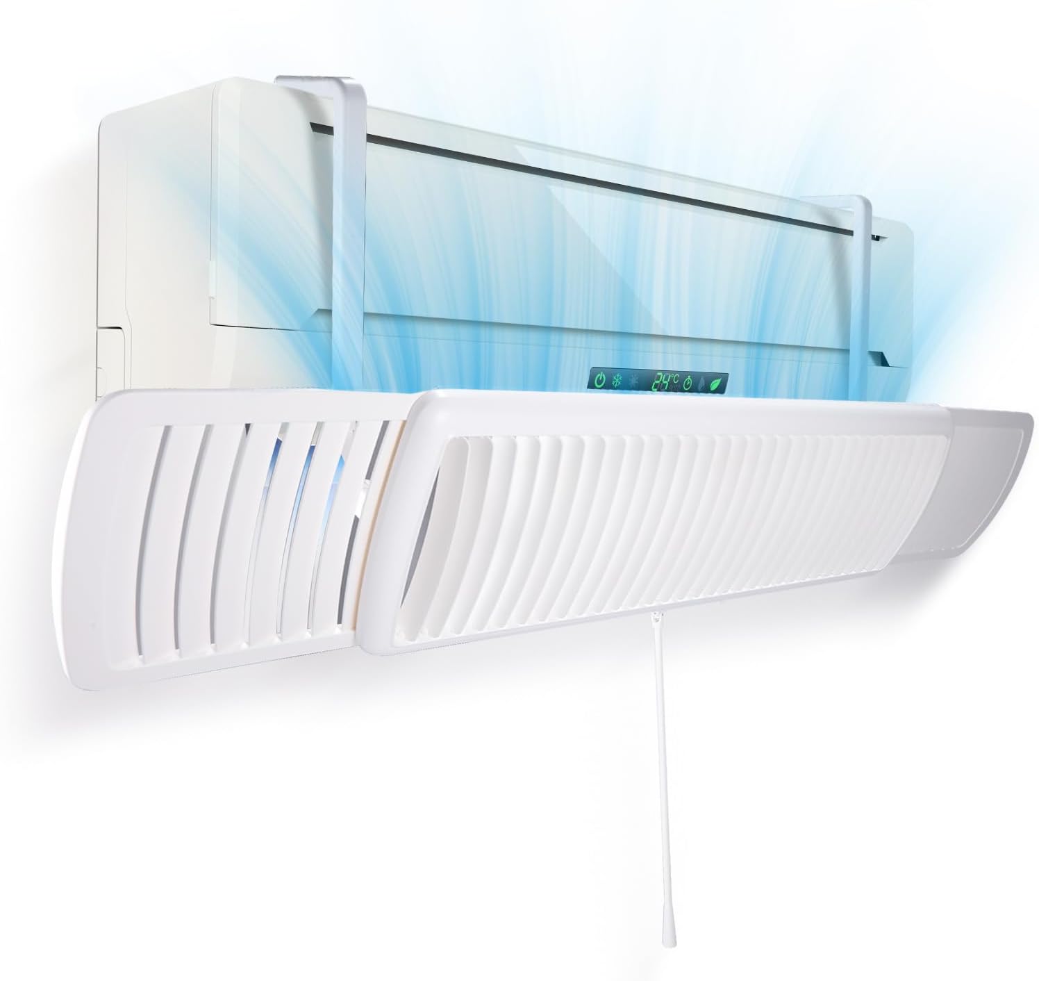 Amazon.com: YANWEI Air Conditioner Deflector,Adjustable Retractable ...