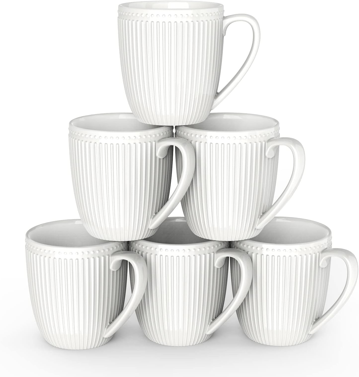 Amazon.com | Amuse Professional Barista Cozy Grande Mug- Set of 6 (14 ...