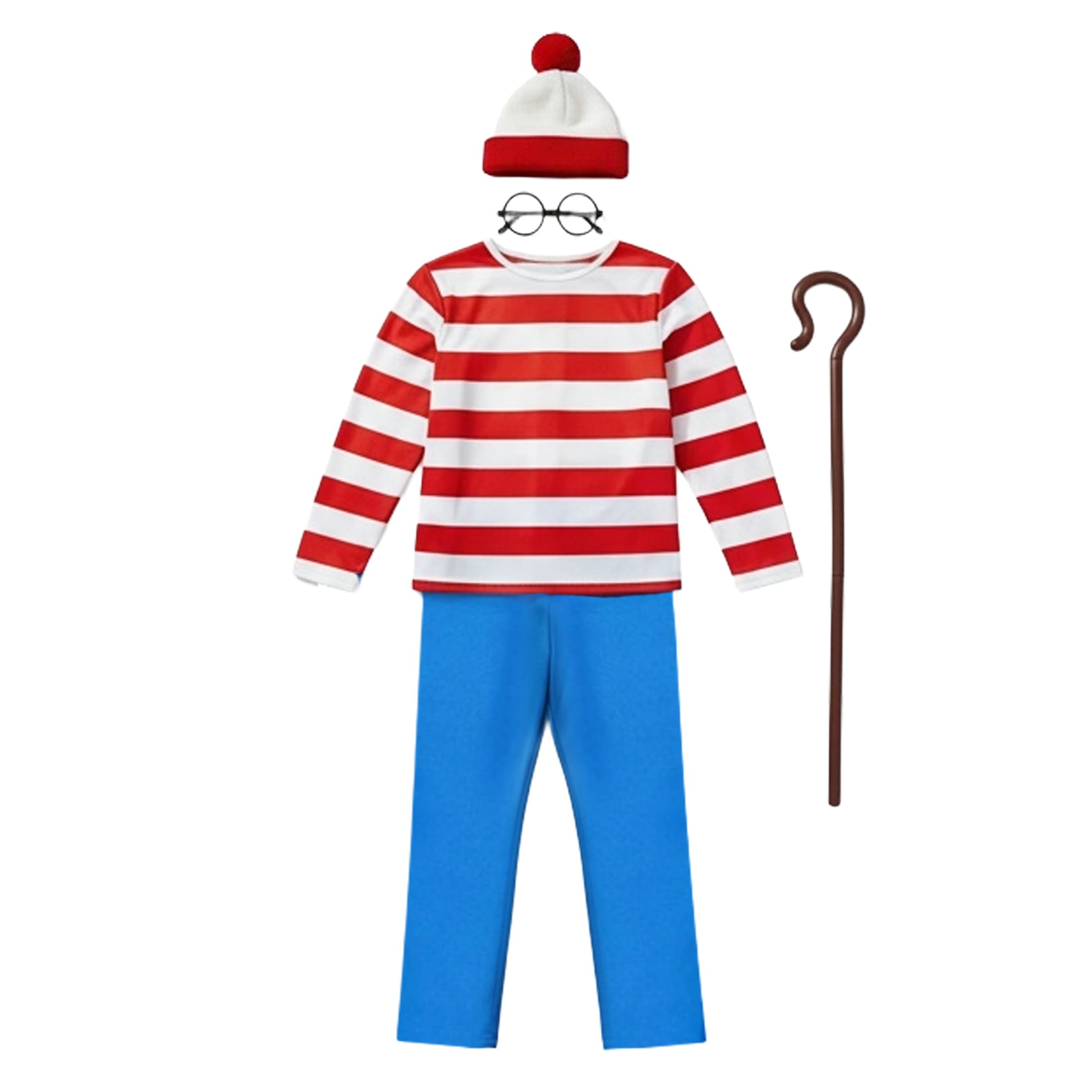 Snapklik.com : Morph Red And White Stripe Costume For Kids Book ...