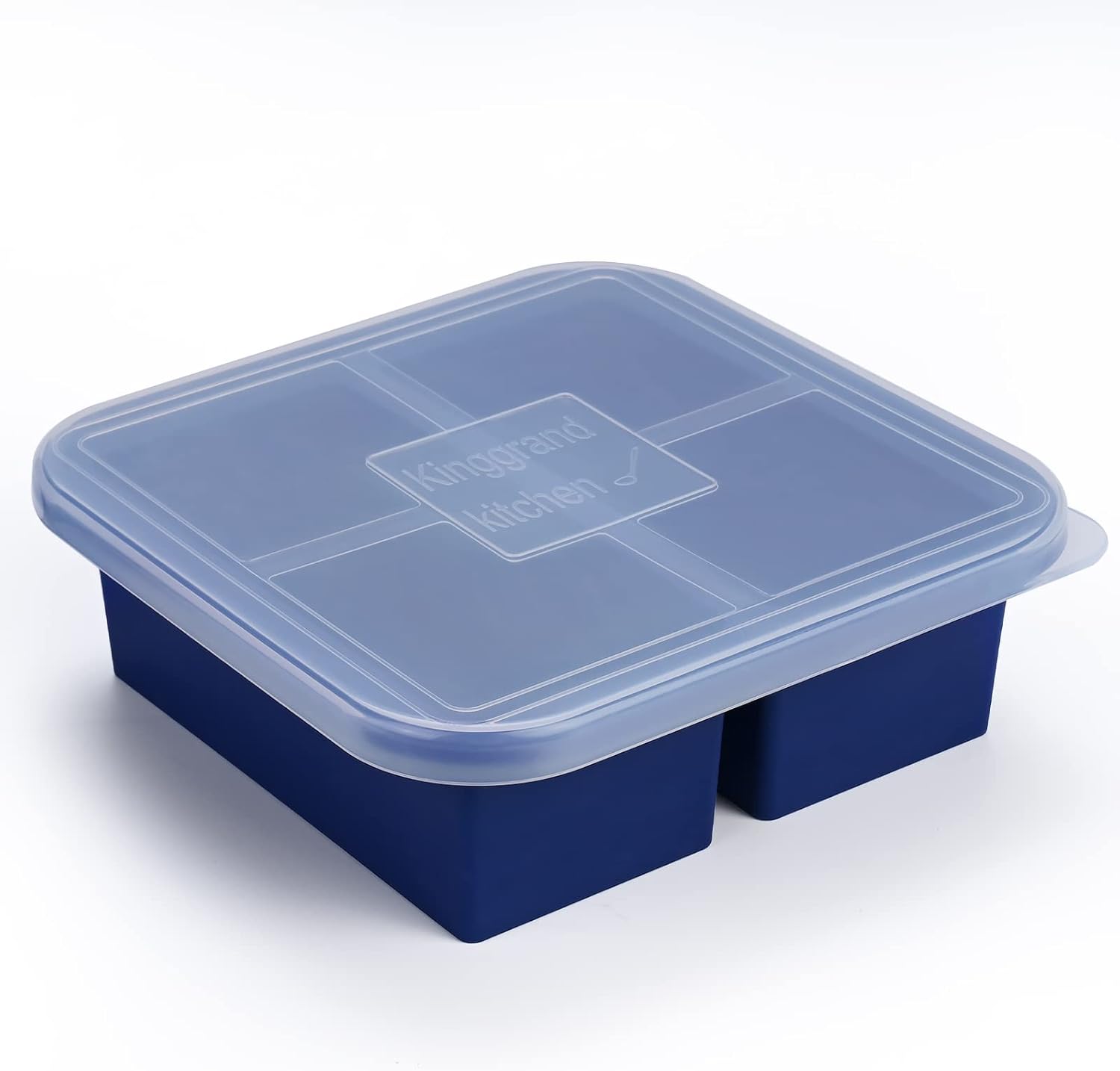 Amazon.com: Kinggrand Kitchen 2-Cup Silicone Freezer Tray with Lid - 1 ...