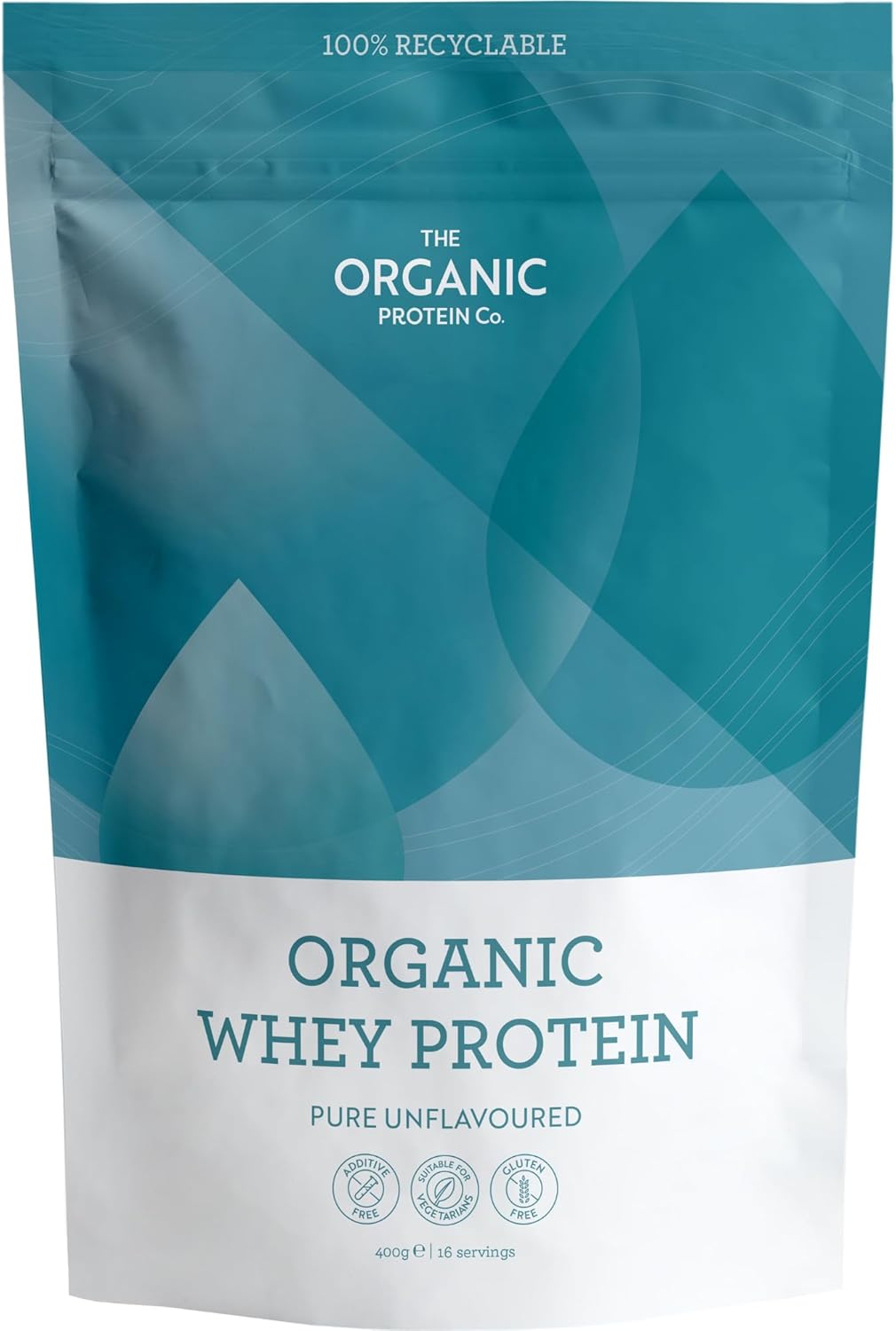 The Organic Protein Co - Pure Unflavoured Organic Whey Protein Powder ...