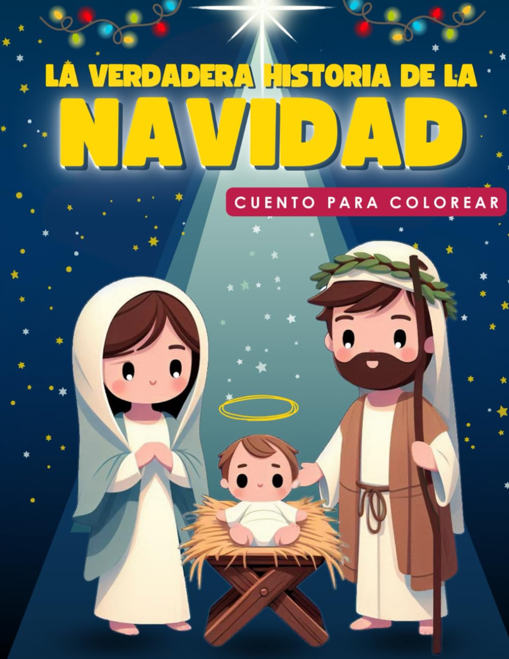 Amazon | La Verdadera Historia de la Navidad Cuento para Colorear ...
