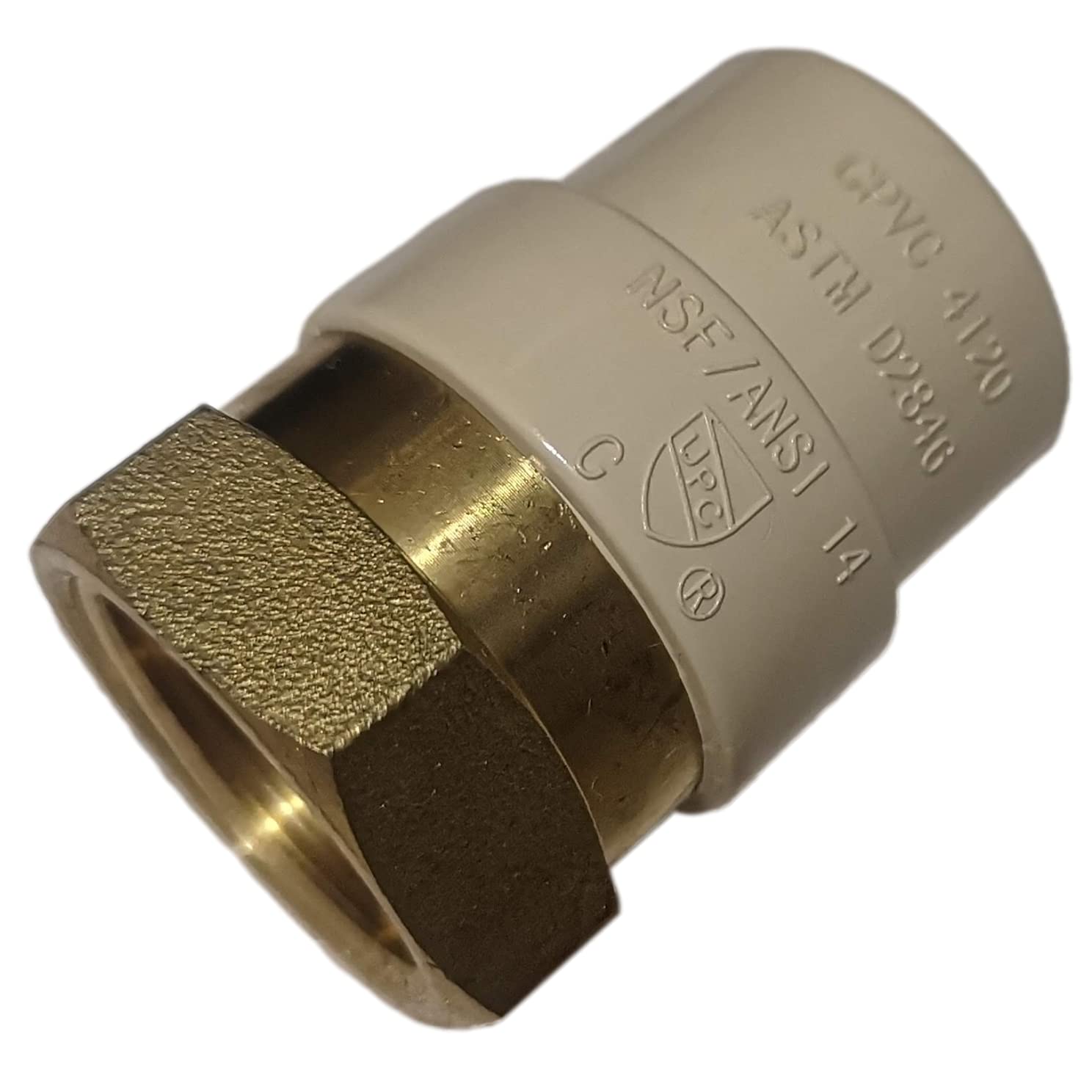 Amazon.com: 5 Pieces 3/4" Female NPT x 3/4" CPVC Adapter, 3/4" CPVC ...