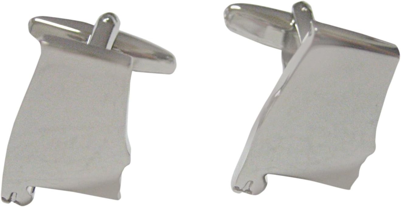 Amazon.com: Kiola Designs Alabama State Map Shape Cufflinks: Clothing ...