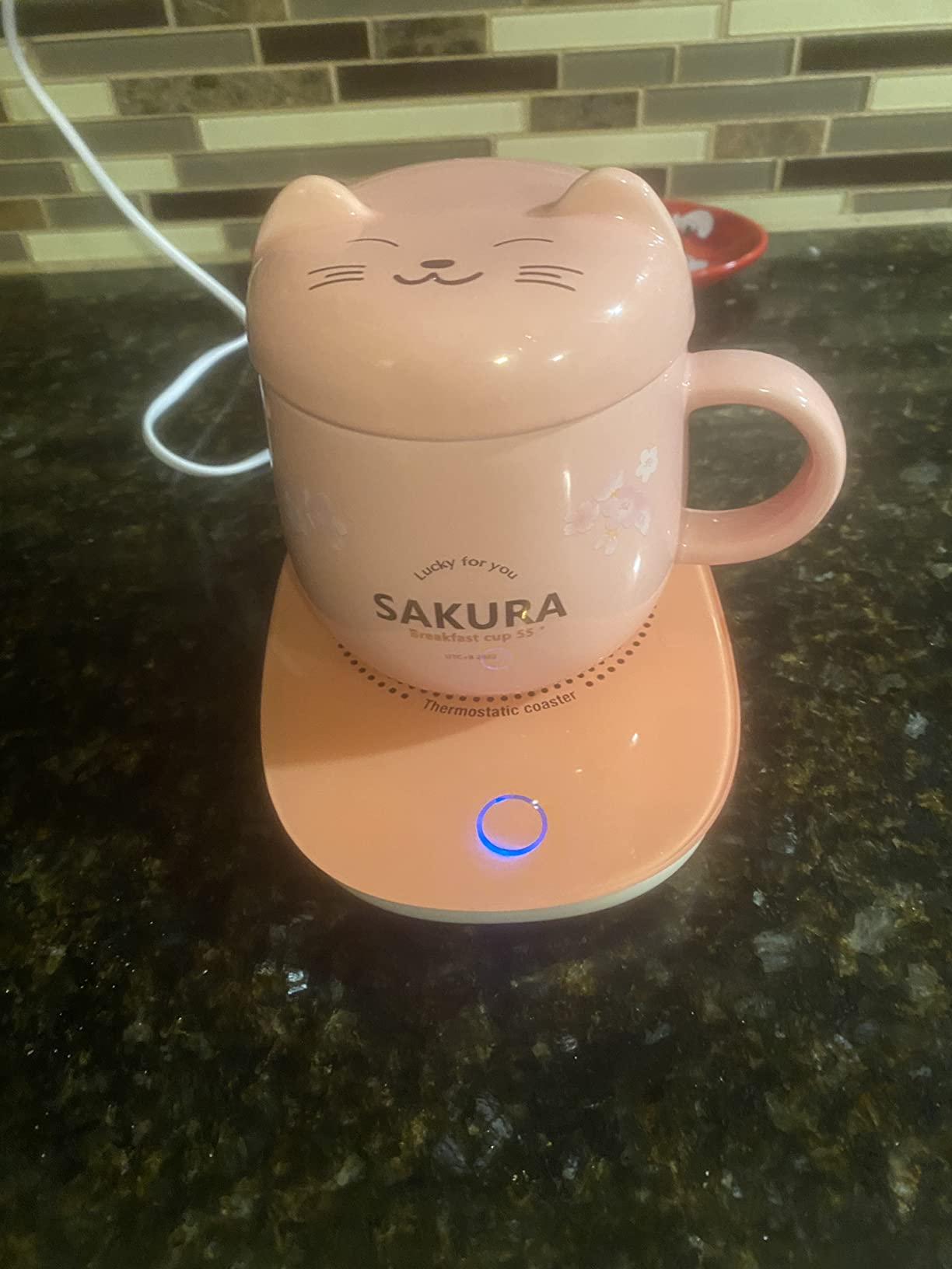 Amazon.com: Coffee Mug Warmer with Mug - Mug Warmer Cute Coffee Warmer ...