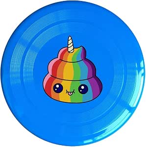 Amazon.com: Unicorn Poop Cute Rainbow Ultimate Dog Flying Disc,Sky ...