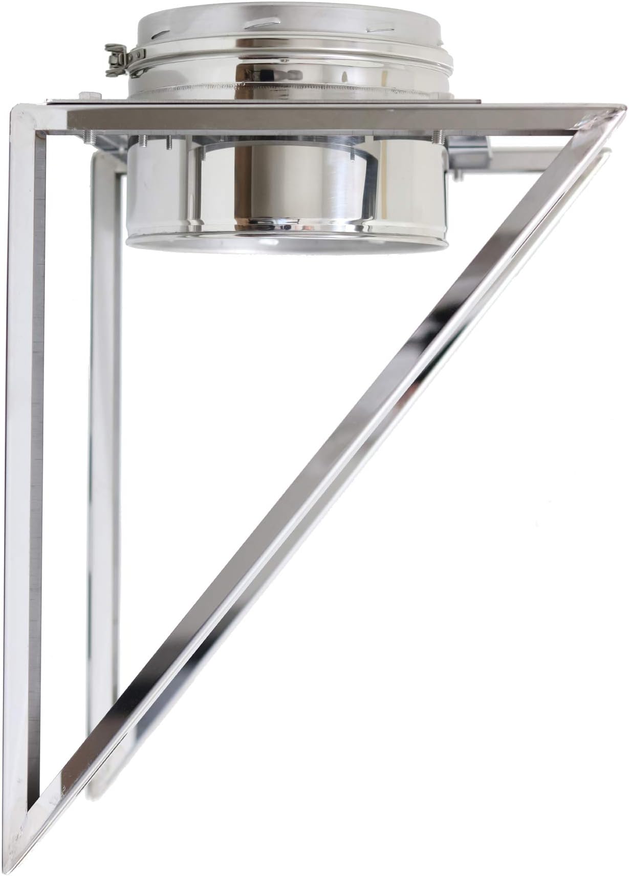 AllFuel HST Base Wall Support for 6" Diameter 304 Stainless Steel All ...