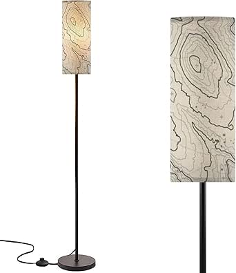 JITHCG Modern Floor Lamp for Living Room Tileable Topographic map Space ...