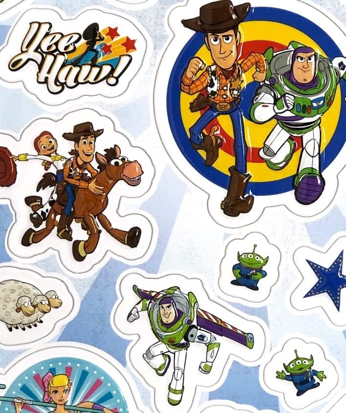 Amazon.com: Buzz Woody & Friends 3D Puffy Stickers - Up to 3 Inches ...