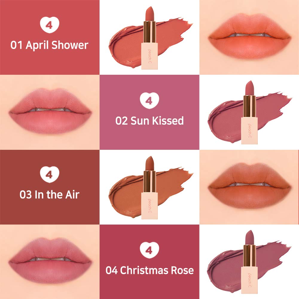 Buy Peach C 4Season MLBB Korean Lipstick – Semi-Matte Lipstick – Silky ...