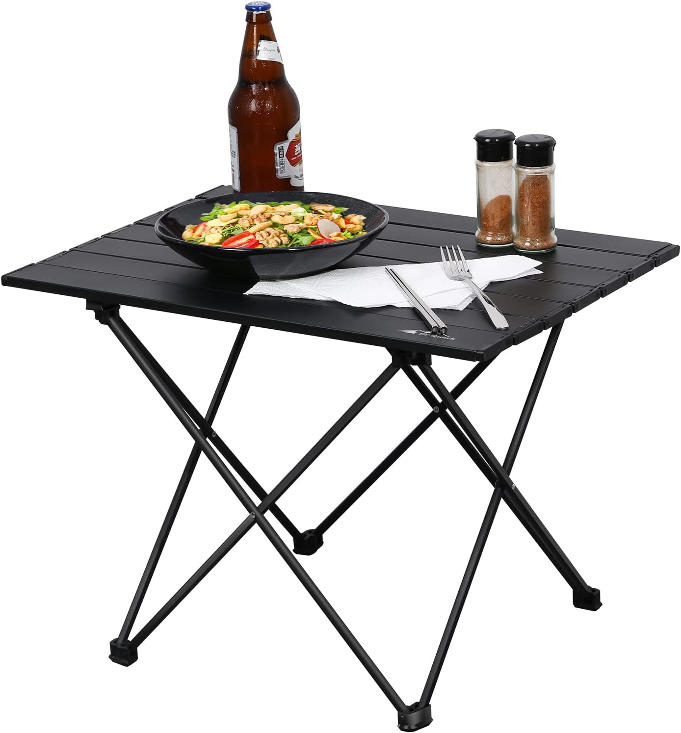 Amazon.com: Dr.Quark Large Beach Table, Portable Roll up Camping Side ...