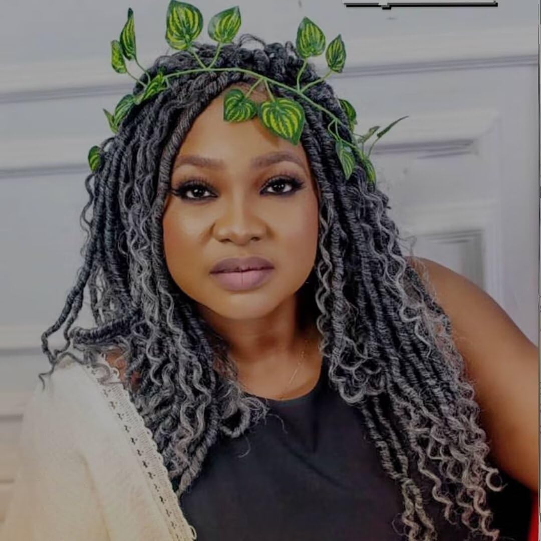 Amazon.com : 8 Packs New Goddess Locs Crochet Hair 14inch Pre-looped ...