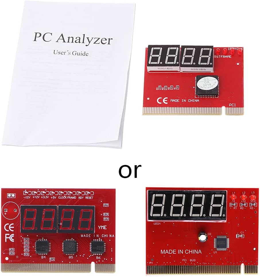 MULAIDI 4 Digit LCD Display PC Analyzer Diagnostic Post Card ...