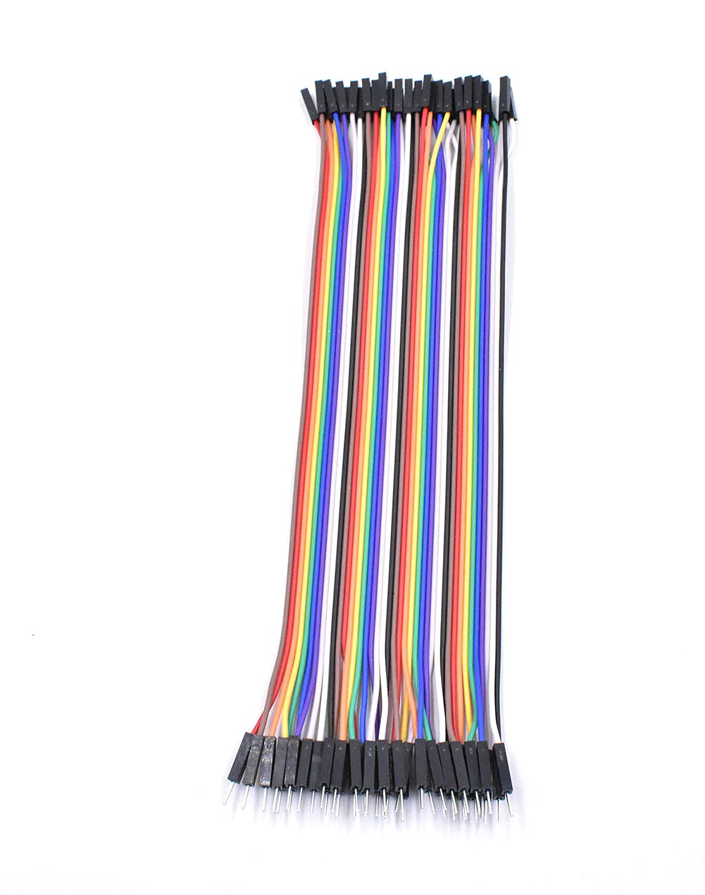 Snapklik.com : 120pcs Assorted Color Dupont Wire 40pin Female To Male ...
