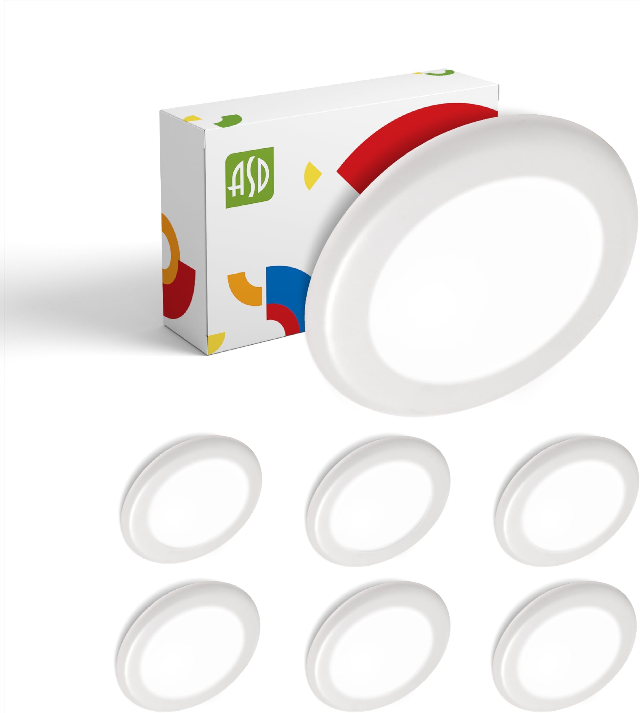 Topaz 6" LED Surface Mount Disk Light, 15W, Dimmable, White, 3000K ...