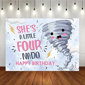 Amazon.com : Lofaris Fournado Theme Party for Girls Birthday Backdrop ...