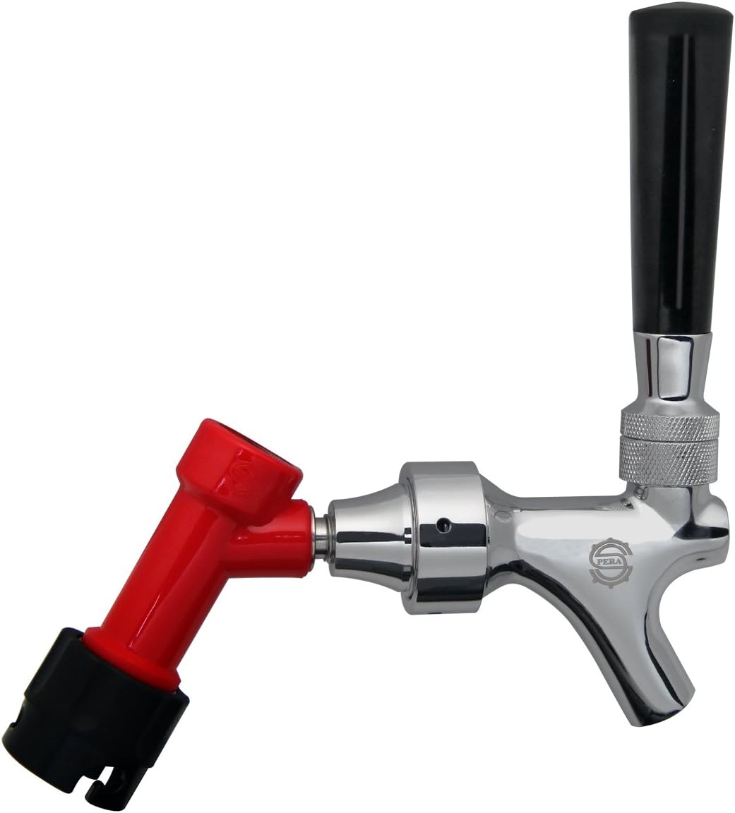 Amazon.com: PERA Beer Keg Tap Faucet Set Chromed Body Beer Faucet with ...