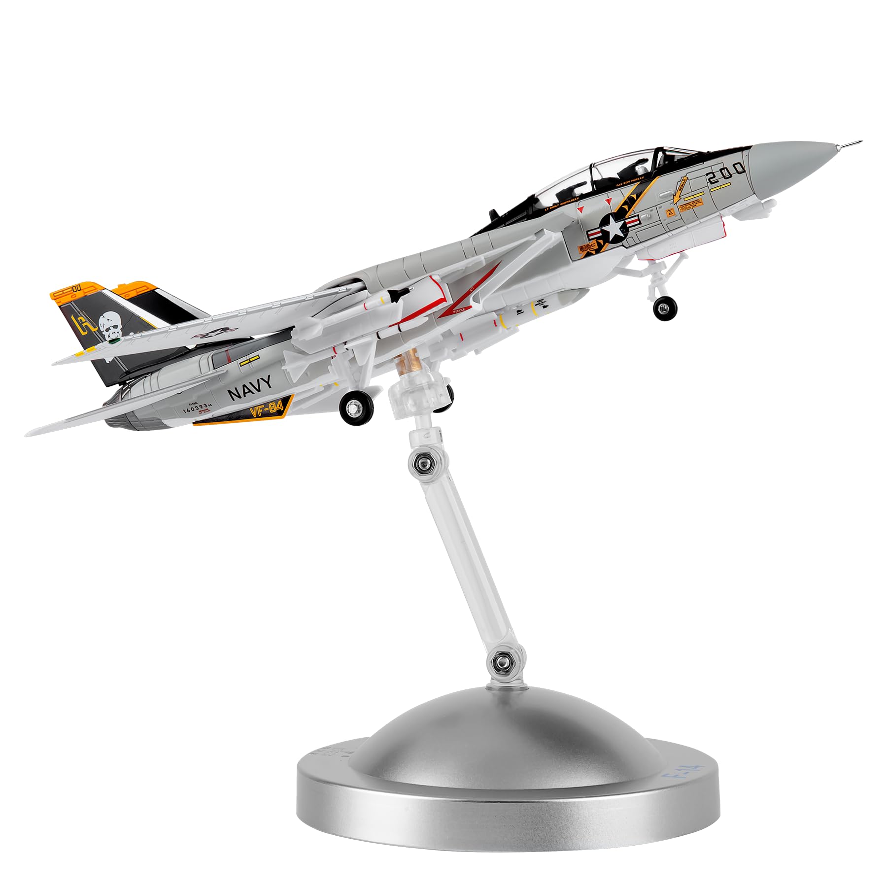 Amazon.com: HANGHANG 1:100 Military Model Plane F-14 Tomcat Jolly ...