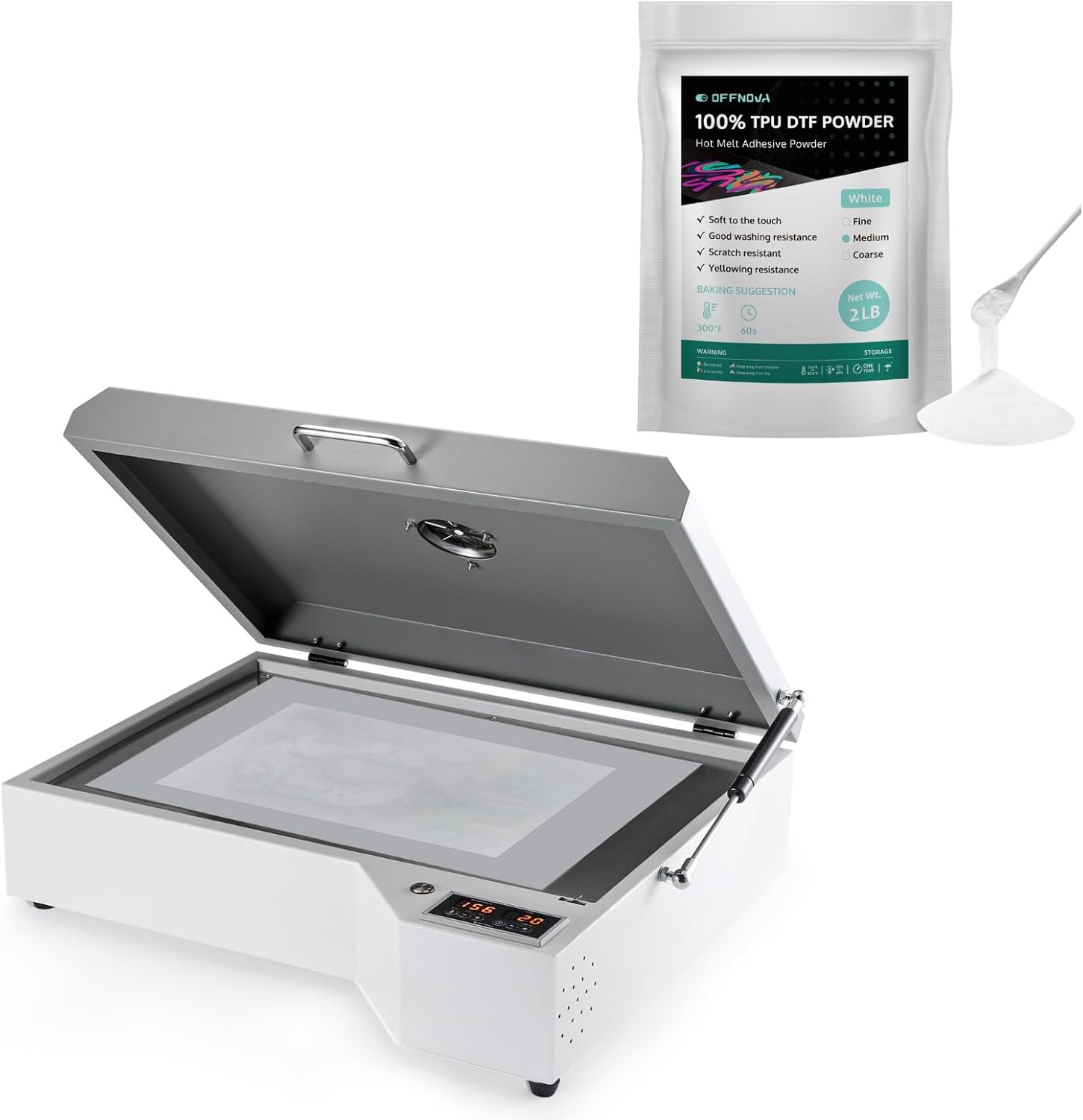 Amazon.com: OFFNOVA DTF Oven, A3+ A3 A4 Powder Curing Oven and DTF Powder 450g/16oz : Arts ...
