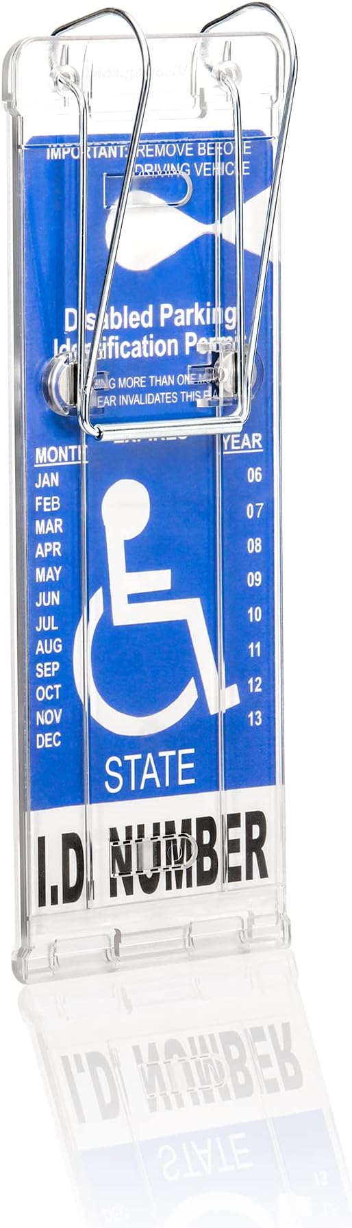 Amazon.com: LotFancy Handicap Parking Placard Holder Cover, Disabled ...