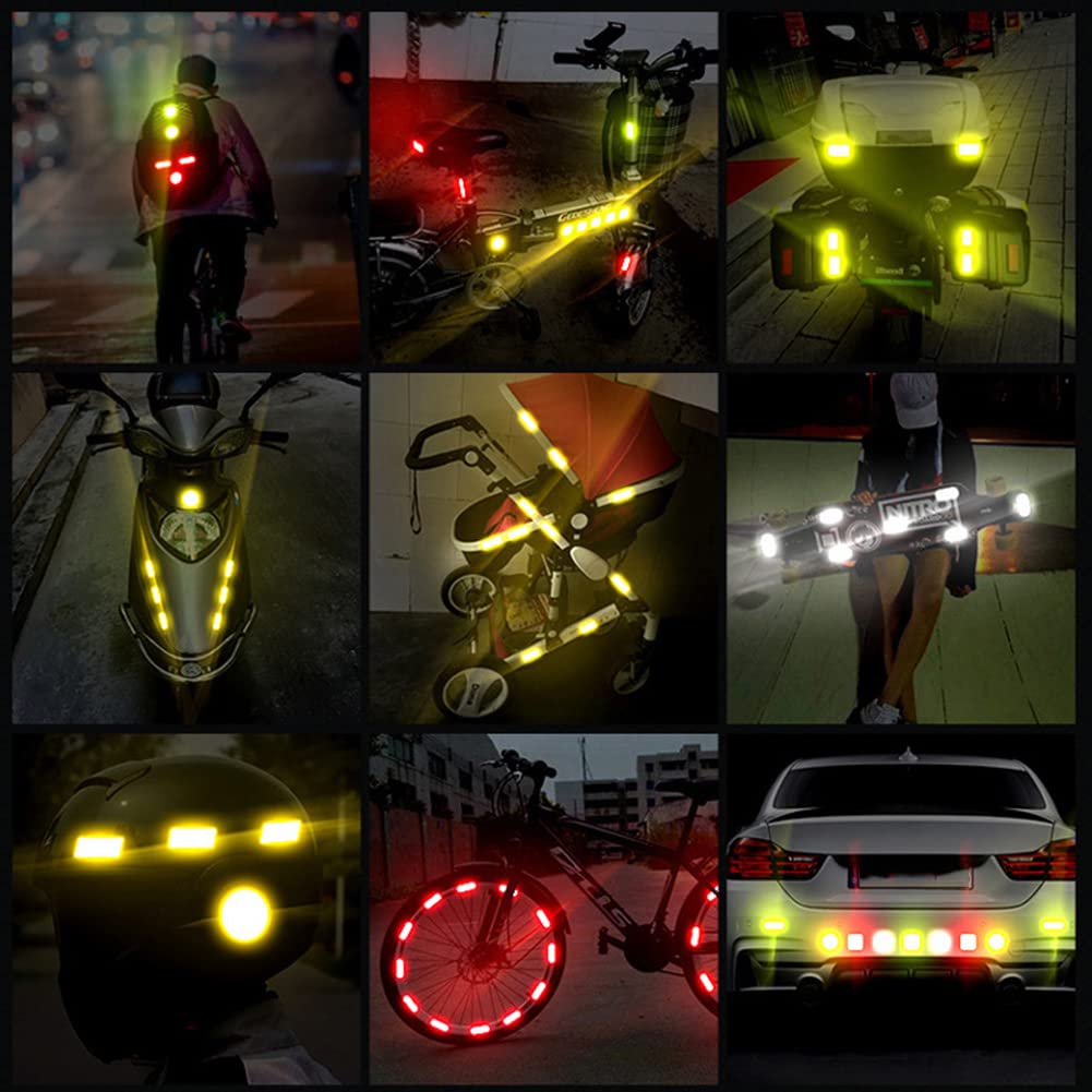 Snapklik.com : 10 Pieces Reflective Warning Stickers, Night Warning ...