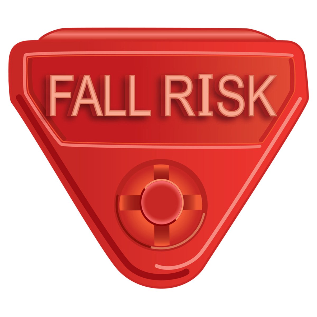 Amazon.com: IN-A-SNAP WBCLASP-FR5 Plastic "Fall Risk" Embedded Print ...