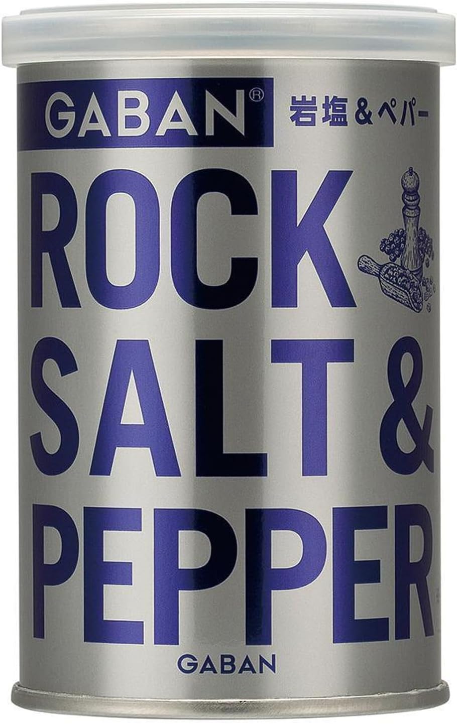 Amazon.co.jp: GABAN(ギャバン) ハウス 岩塩&ペパー 90g ×2個[岩塩と黒胡椒の2種類の原料をブレンド キャンプ 肉料理] : 食品・飲料・お酒
