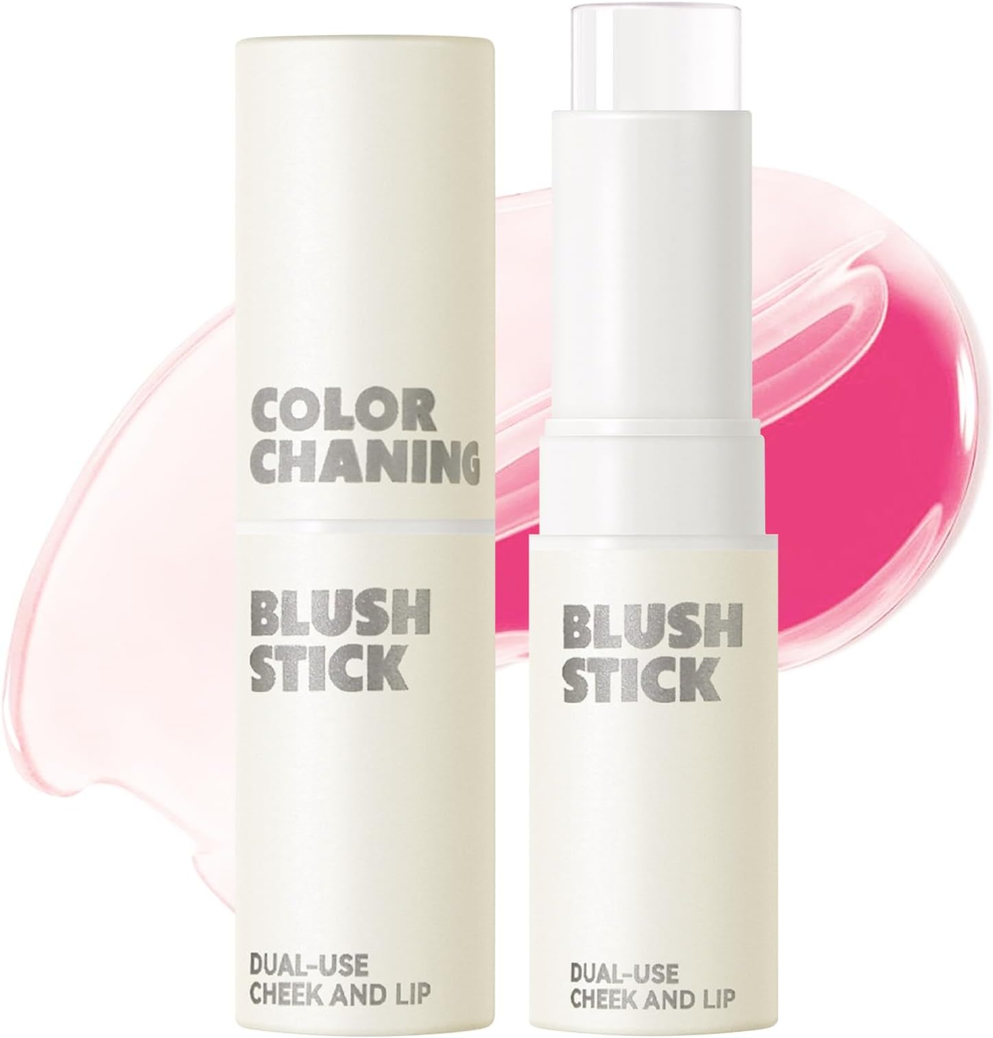 Amazon.com : Erinde Color Changing Blush Stick for Cheeks Makeup, Clear ...