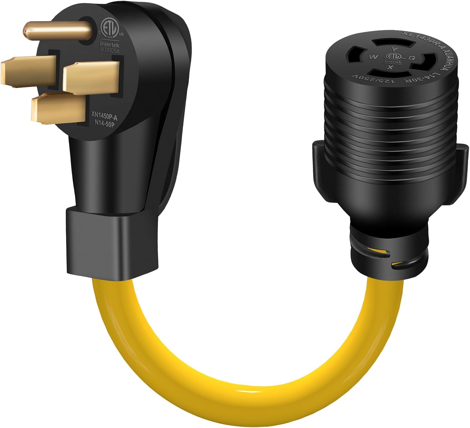 Amazon.com: LAZMUMI Generator Transfer Switch Adapter Cord, 14-50P Male ...