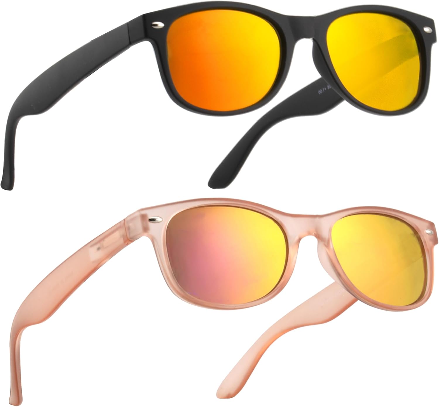 Amazon.com: 2 Pack Reader Sunglasses for Men Women Classic Rectangle ...