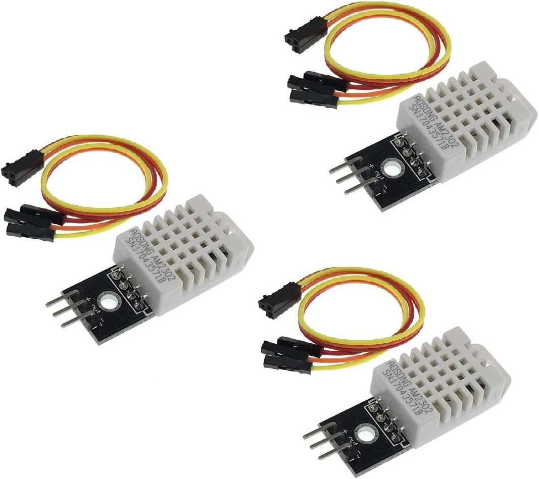 3PCS Digital Temperature and Humidity Sensor Module DHT22/AM2302 ...