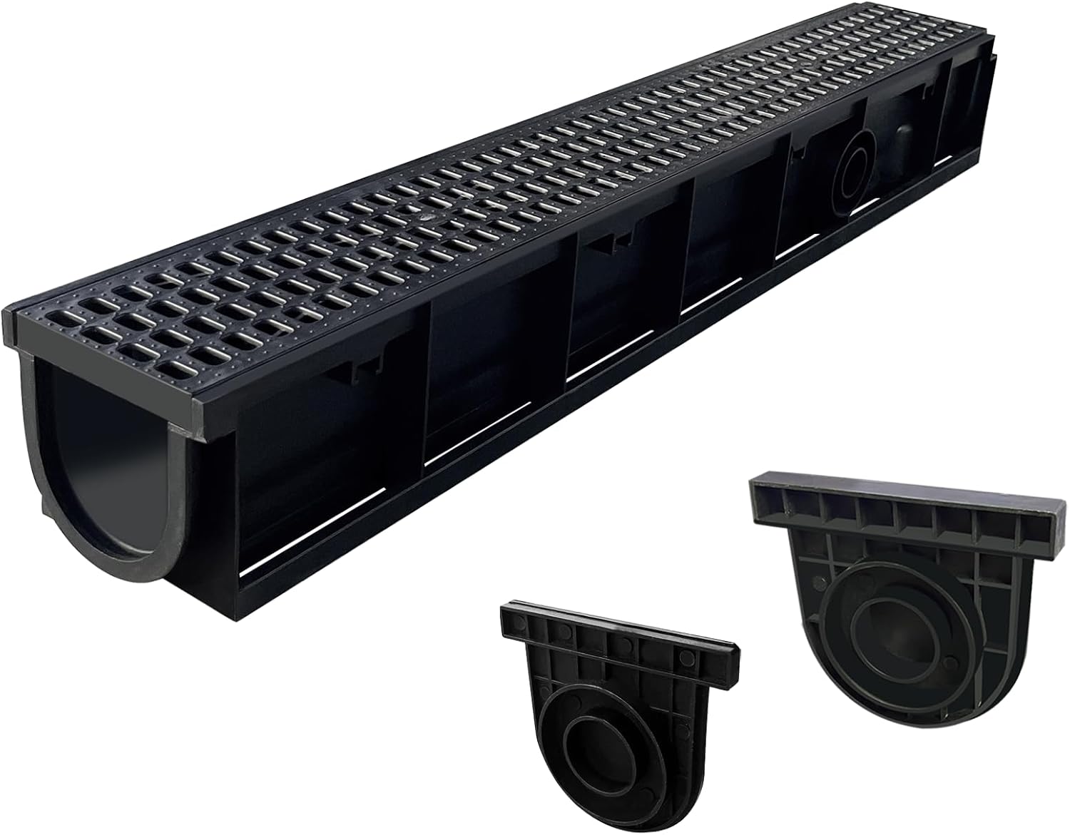 Natotela Deep Profile Channel Drain-39.4Lx6.1Wx5.5H in. Channel Drain ...