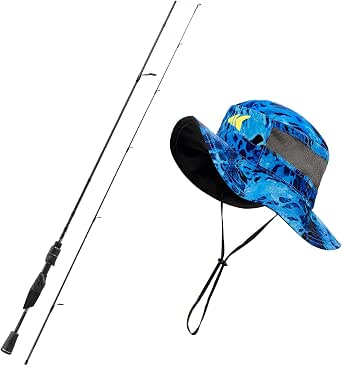 Amazon.com : KastKing Sol Armis UPF 50 Boonie Hat & Kestrel Fishing Rod ...