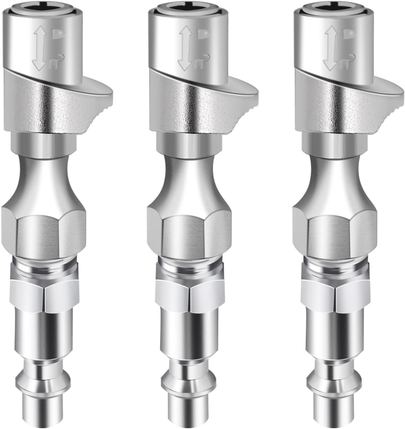 Amazon.com: WNCGC Locking Air Chuck Pack of 3, 1/4 FNPT Open Flow Lock ...