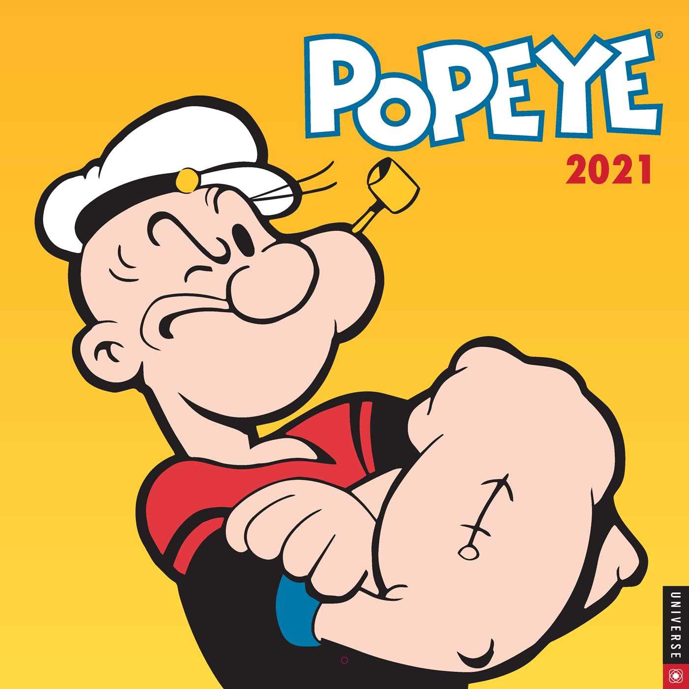 Popeye 2021 Wall Calendar | Amazon.com.br
