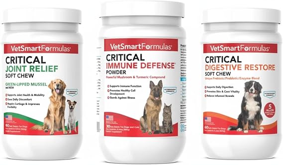 Amazon.com : VetSmart Formulas Critical Line Bundle – Daily Pet Health ...