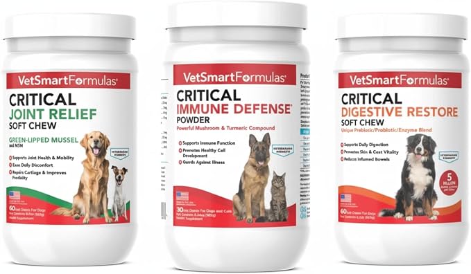 Amazon.com : VetSmart Formulas Critical Line Bundle – Daily Pet Health ...