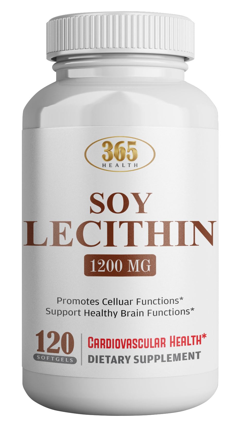 Amazon.com: HEALTH LFE Lecithin 1200mg, High Potency, 120 Softgels ...