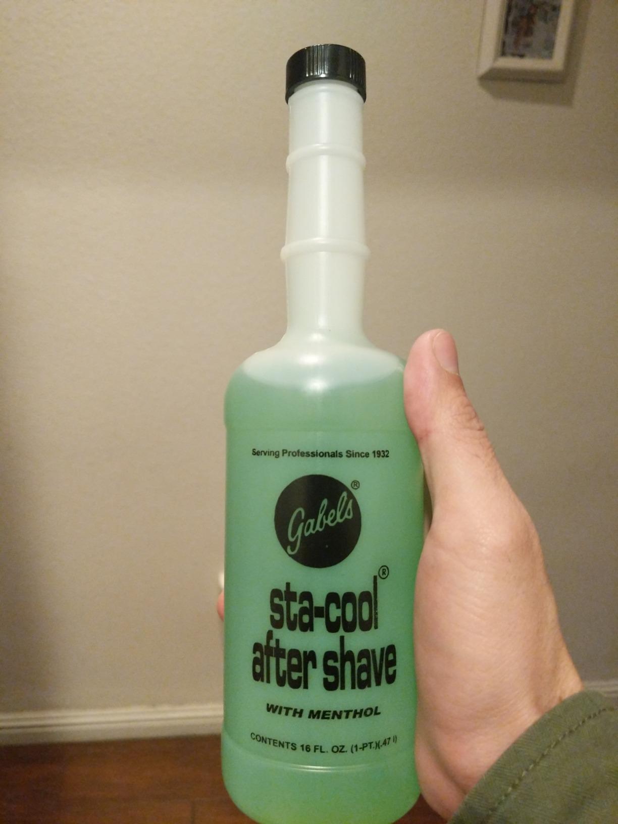 Amazon.com: GABELS Sta-Cool After Shave with Menthol 16oz/473ml ...