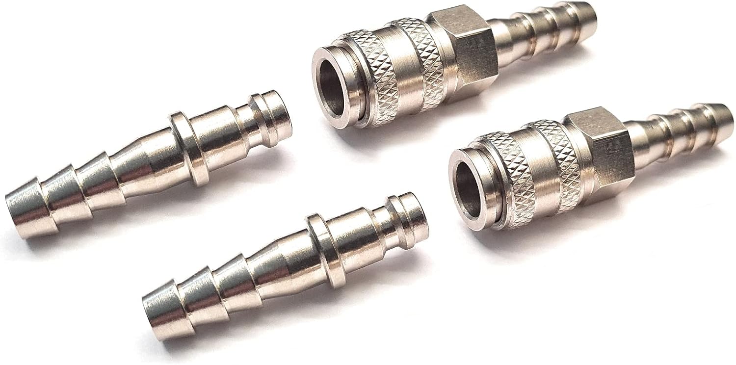 2 Sets of Inline Quick Release Coupling/Fitting For 8mm I/D Propane ...