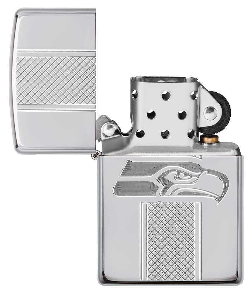 Snapklik.com : Zippo NFL Seattle Seahawks Armor High Polish Chrome ...